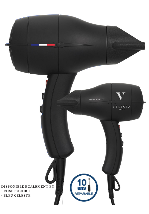 Sèche-Cheveux Ergonomique Compact | Velecta Paris | Mini Sèche-Cheveux